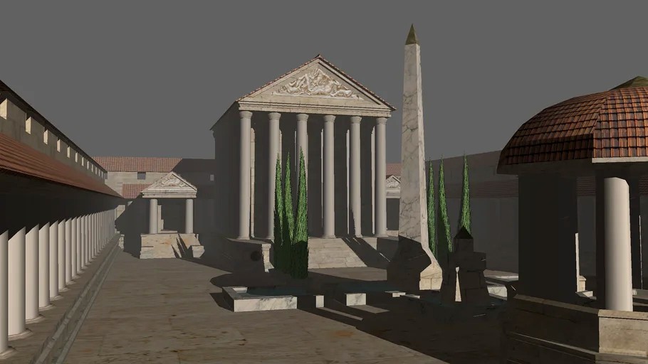 Roman Forum 3d model