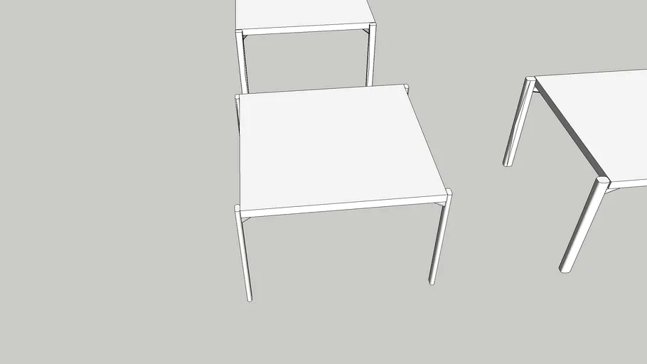ARTEK - kiki low tables 3d model