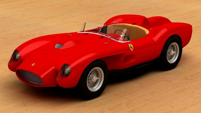 Ferrari 250 TR full 3D printable | 3D model