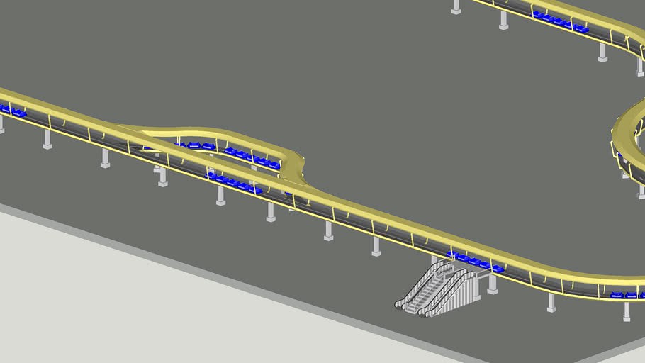 EPCOT People Mover 3d model