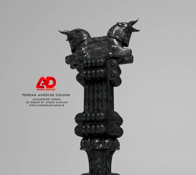 Persian columnachaemenid 3d model