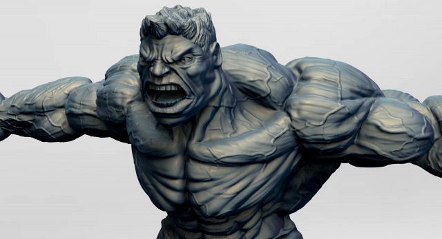 hulk hulks clap 3d model