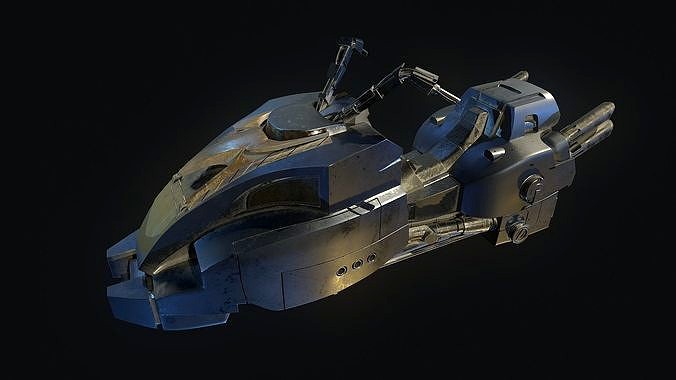 Lawmaster Motorbike Judge Dredd 3d model