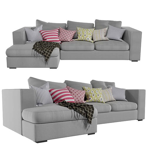 boconcept sofa 3d model