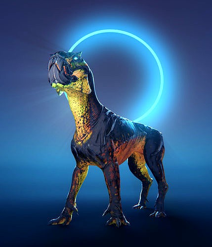 Alien-Dog 3d model