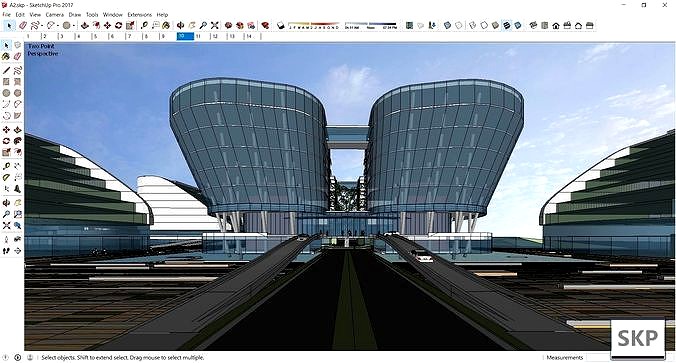 Sketchup Office building Complex A2 3d model