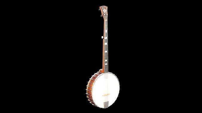 Banjo - Game Ready 3d model
