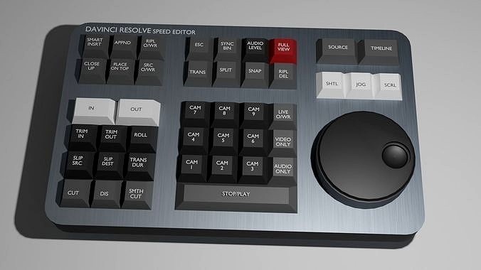 Davinci Resolve Speed Editor 3d model