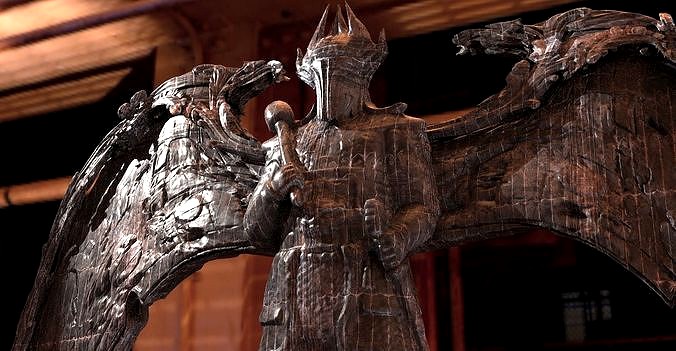 Ancient Giant Statue 3d model