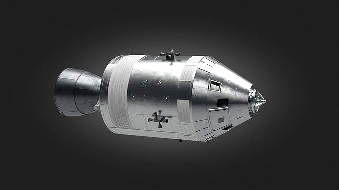 Apollo 11 Command and Service Module CSM 3d model
