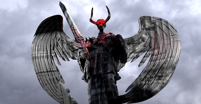 Tudor Grim Reaper Demon Medieval 2 3d model