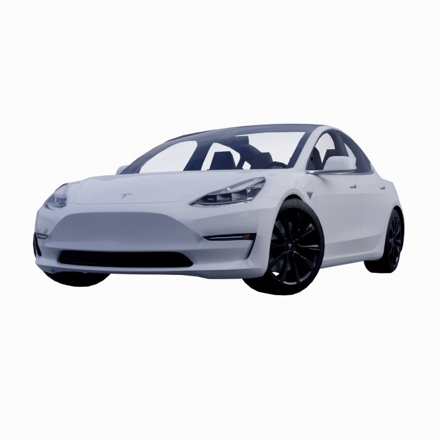 Tesla model 3 3d