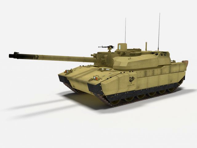 leclerc tank 3d model