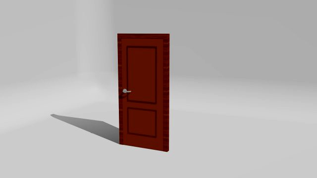 3d door model