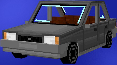 low-poly machine - blockbench 3d model