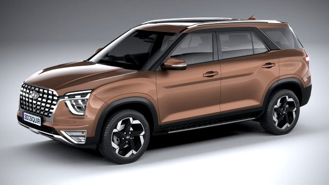 hyundai alcazar 2021 3d model