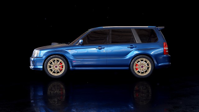 subaru forester sti sg5 3d model