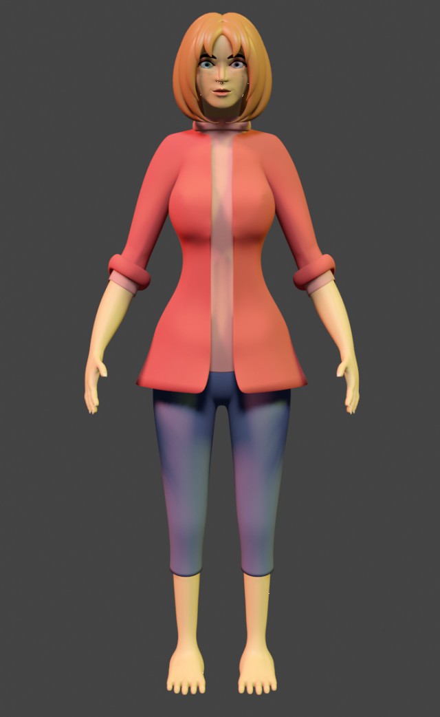 Girl Adult 3d Model 2678