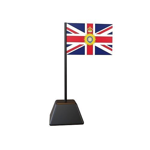 Flag of the Governor General of India 1885 v1 001 3d model