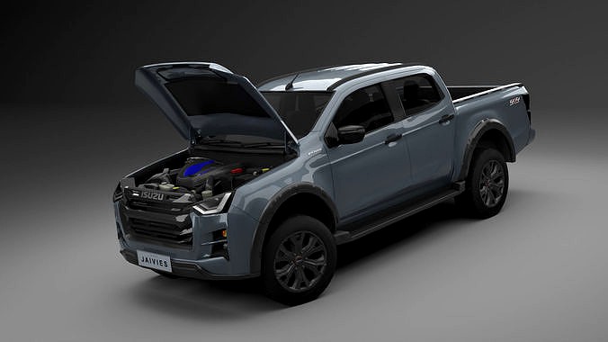 All New ISUZU D MAX 2022 3d model