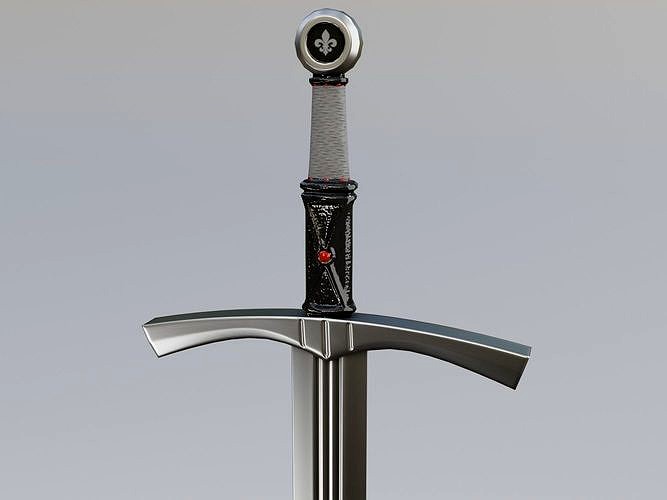 Medieval sword 3d model