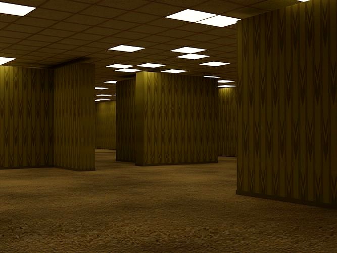 The backrooms office 3d model