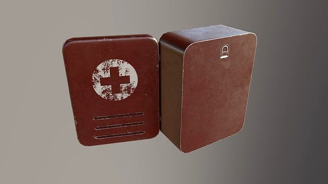First Aid Box 3d model
