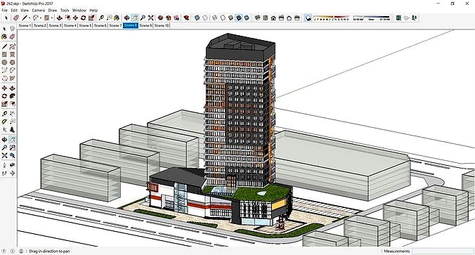 Sketchup Building 262 3d model