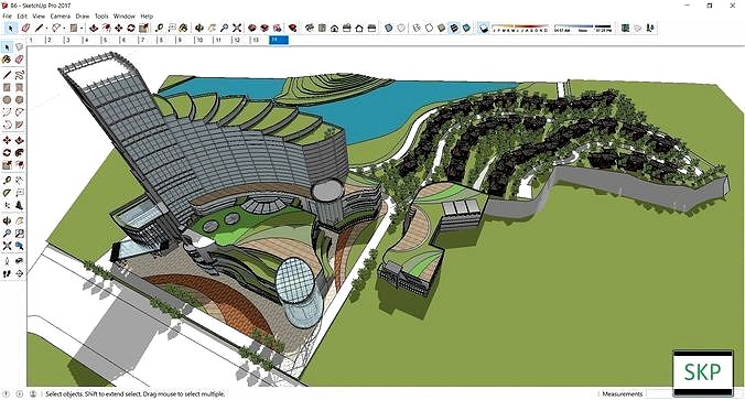 Sketchup Complex B6 3d model