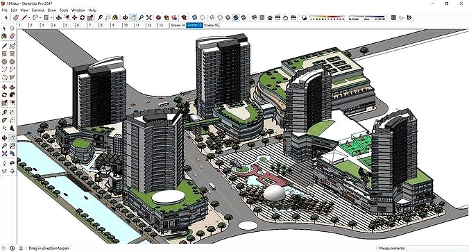 Sketchup Complex 184 3d model