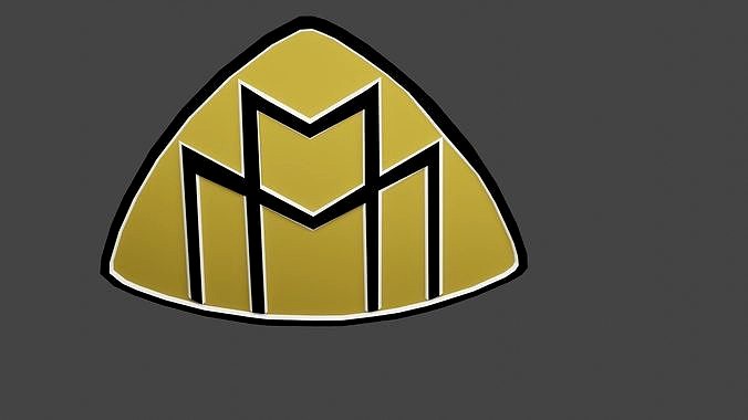 Maybach 3D Logo model