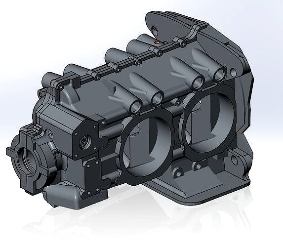 Crankcase Lycoming IO-390 3d model