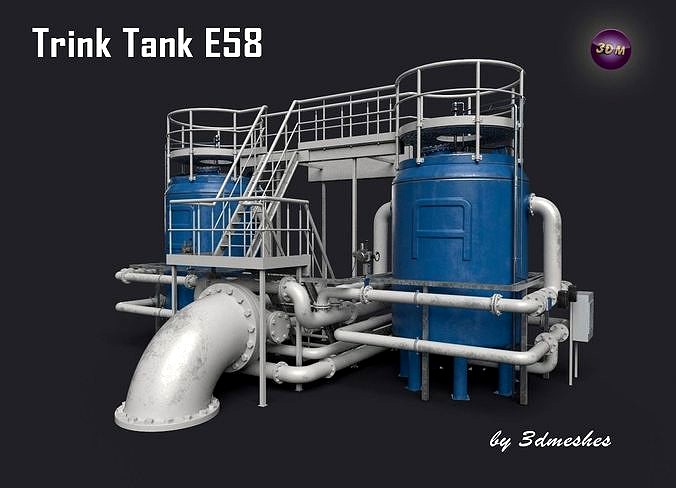 Water Station E58 Berlin Friedrichshain 3d model