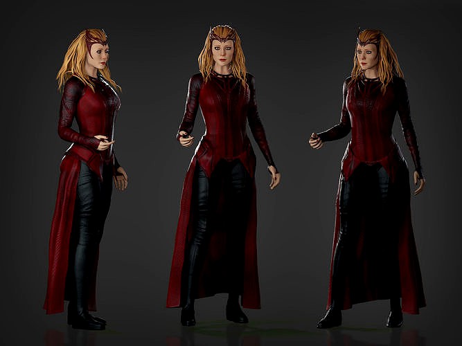 Wanda Maximoff 3d model