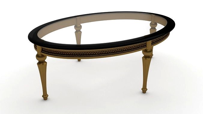 Classic coffee table 3d model