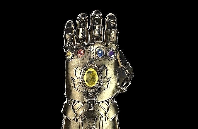 Thanos Infinity Gauntlet Avengers Marvel 3d model