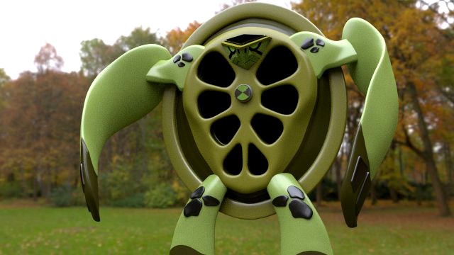 ben 10 ultimate alien terraspin 3d model
