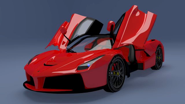 Ferrari laferrari 3d model