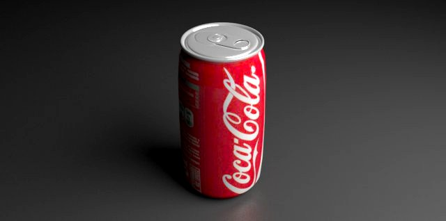 coldrink cane 3d model