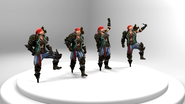 fuse pirate - apex legends 3d model