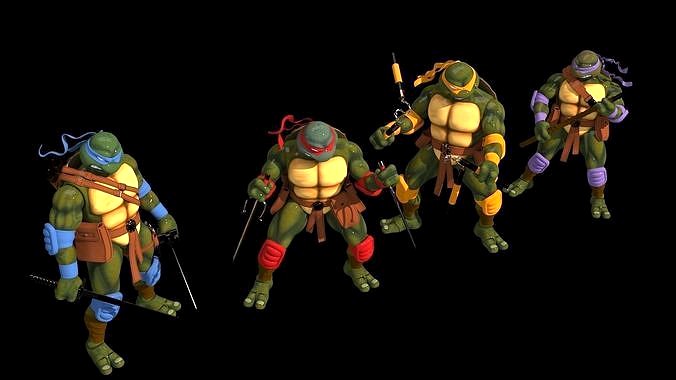 Teenage Mutant Ninja Turtles 3d model