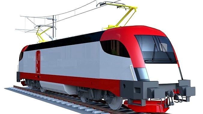 Siemens Taurus locomotive 3d model
