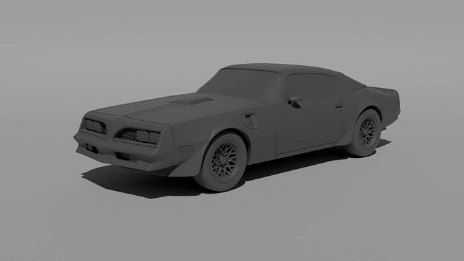 1978 Pontiac Trans Am | 3D model
