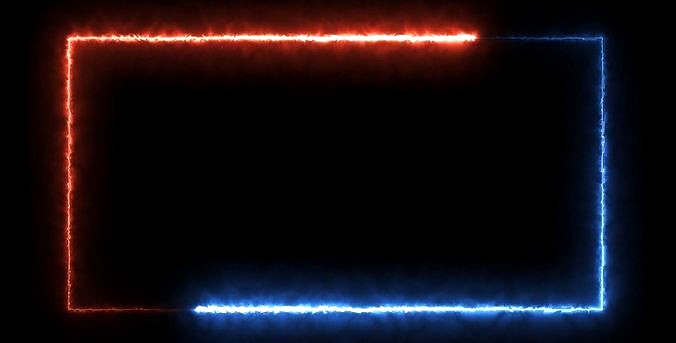 Layout para stream animado - fire 3d model