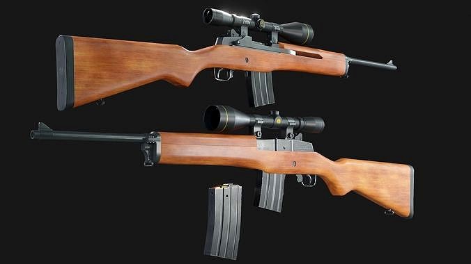 Ruger Mini-14 Ranch Rifle 3d model