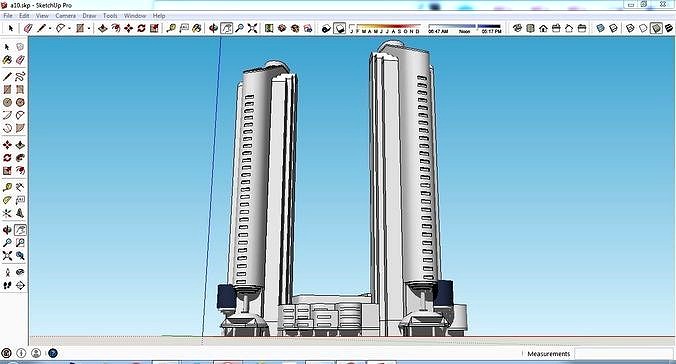 Sketchup Tower A10 3d model