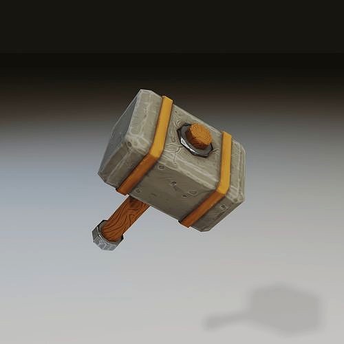 Stylized Hammer 3d model