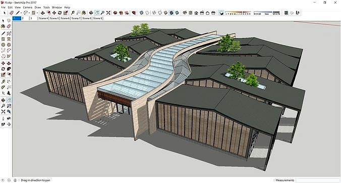 Sketchup Building F5 3d model