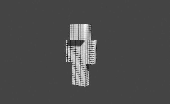 Minecraft skin base 3d model