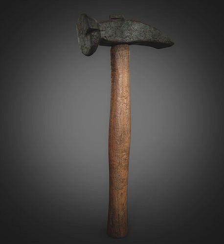 old Hammer 3d model